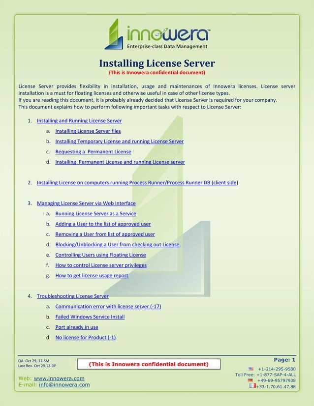 Installing license server | PDF