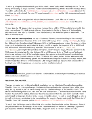 Installing mandriva linux mandriva community wiki | PDF