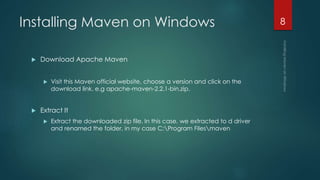 Installing maven on windows | PPTX