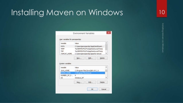 Installing maven on windows
