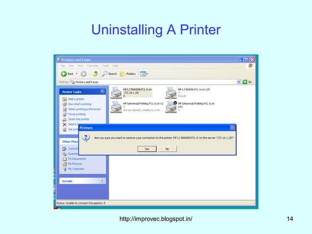 Installing modem,printer.47