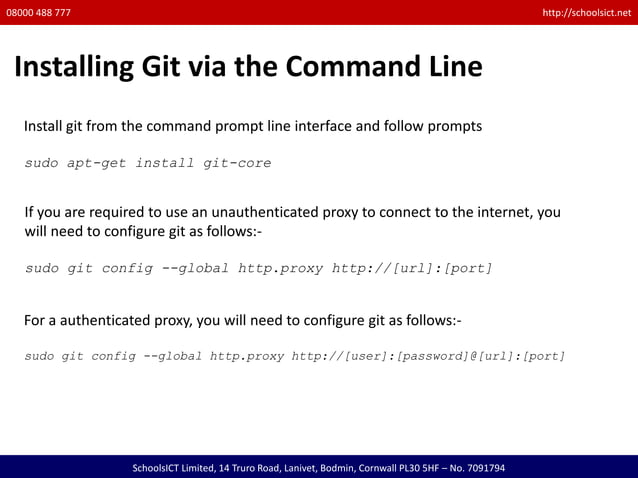 Installing Moodle Using Git Ppt