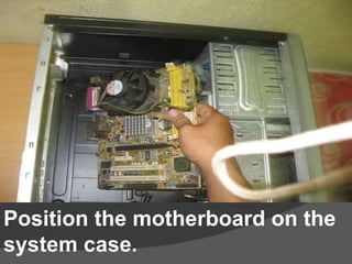 Installing motherboard | PPT