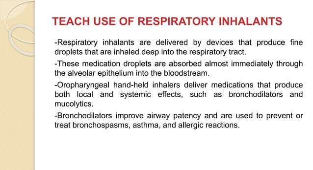 Installing nasal drops.pptx | Lung and Respiratory Health | Diseases ...