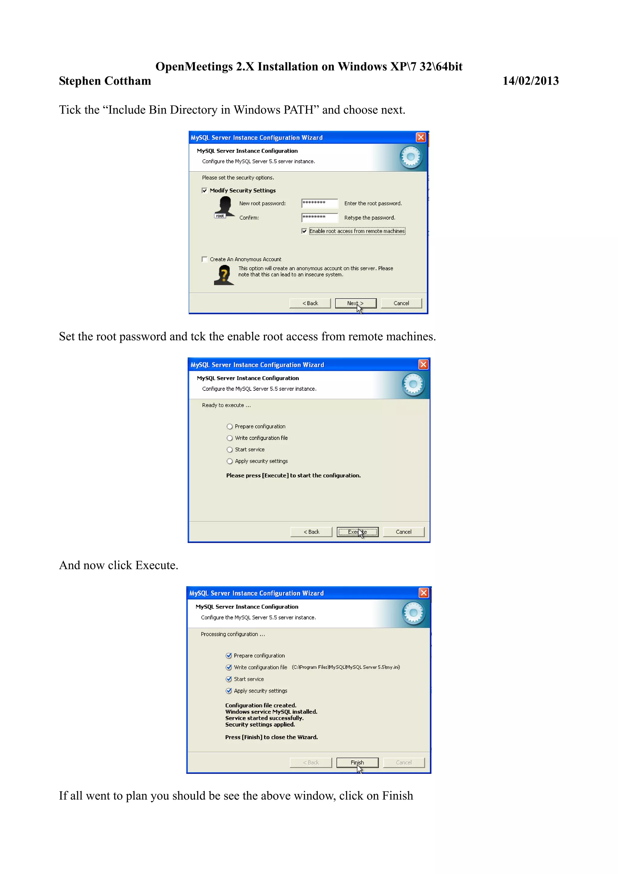 Installing om2.x on windows xp-7-2003 | PDF | Operating Systems | Computer Software and Applications
