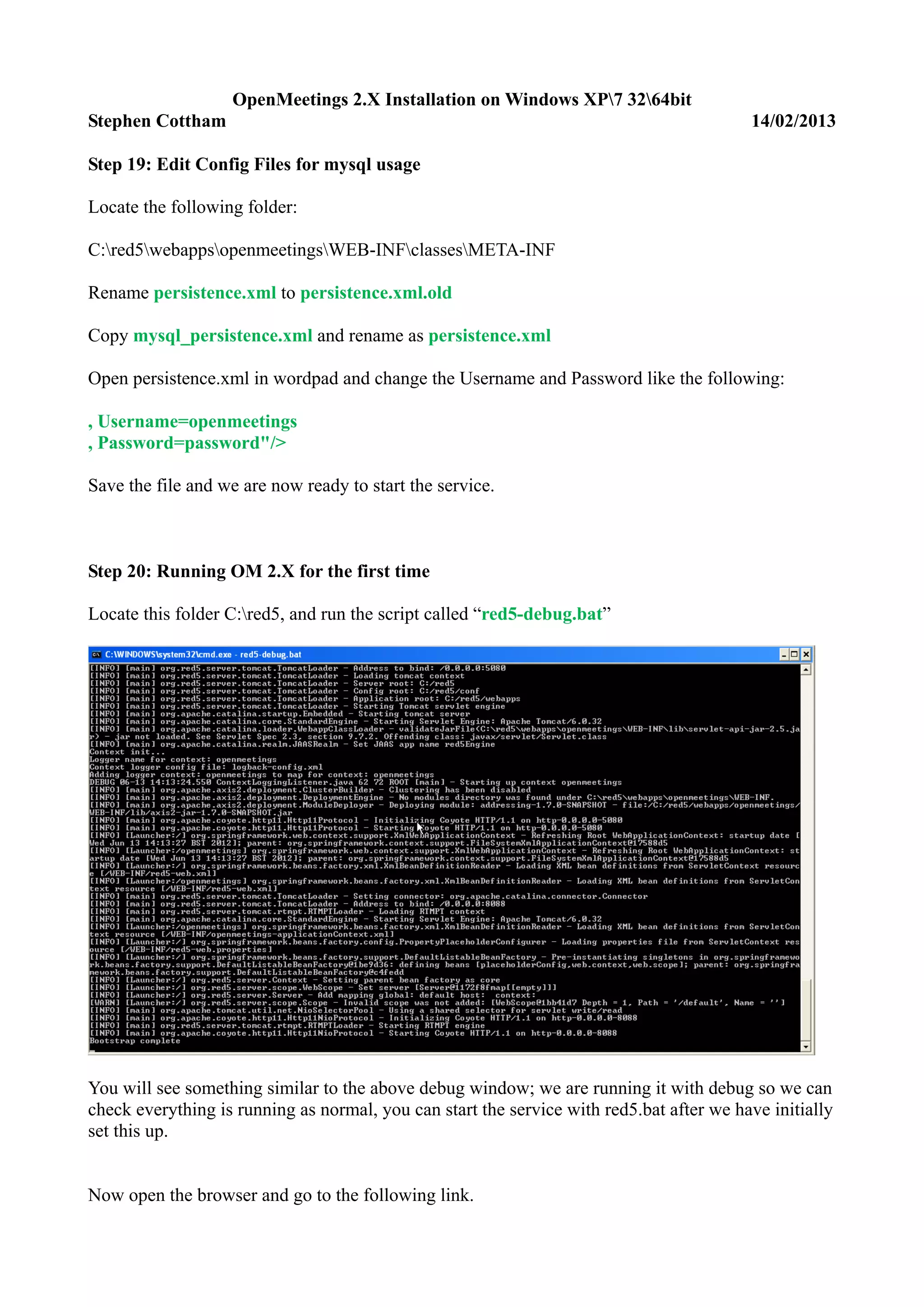 Installing om2.x on windows xp-7-2003 | PDF | Operating Systems | Computer Software and Applications