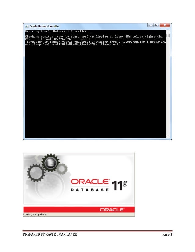 Installing Oracle Database 11 G Enterprise Edition On Windows