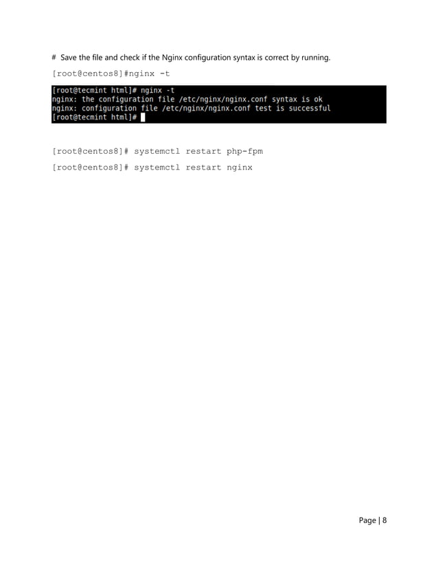 Installing Php 74 Nginx Laravel 7x On Centos 8 Pdf