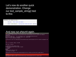 Getting started with PHPUnit | PPT
