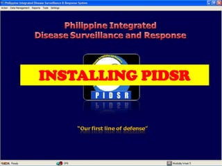 Installing pidsr | PPTX