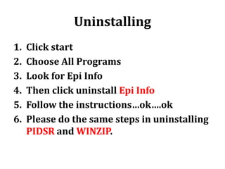 Installing pidsr | PPTX