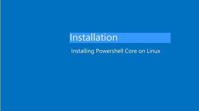 Installing Powershell on Linux.pptx