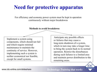 Installing, Programming & Commissioning of Power System Protection ...