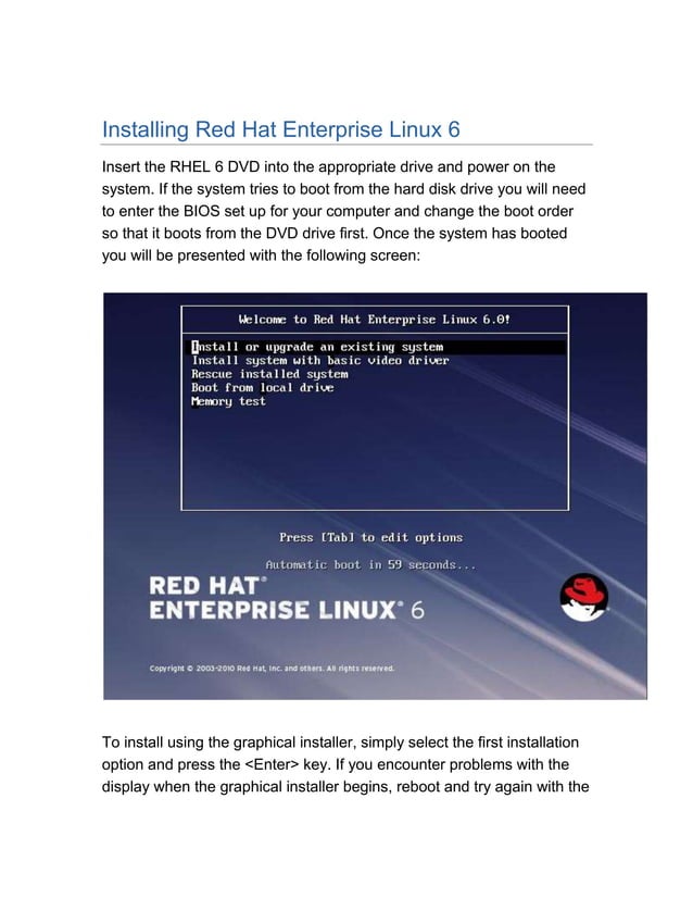Installing red hat enterprise linux1 | PDF