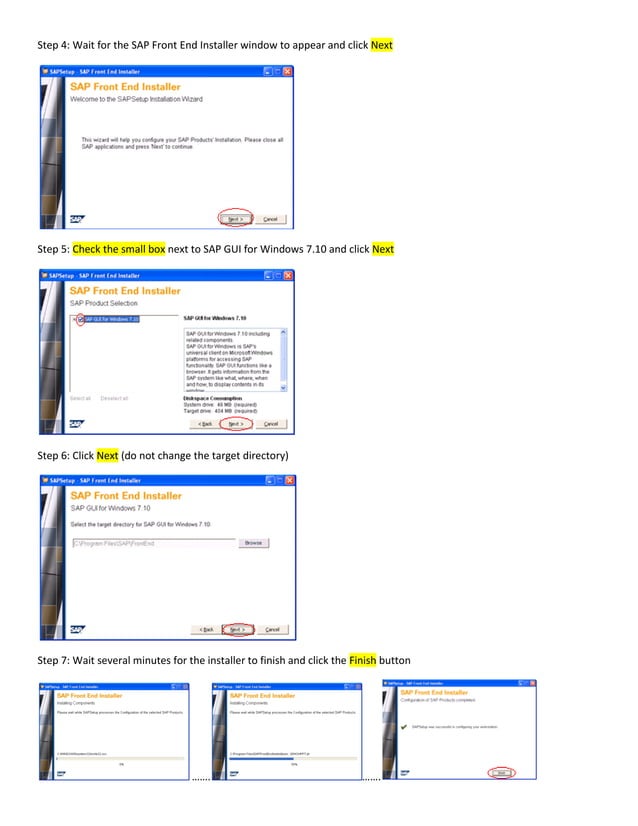 Installing sap7 | PDF