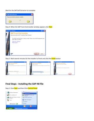 Installing sap7 | PDF