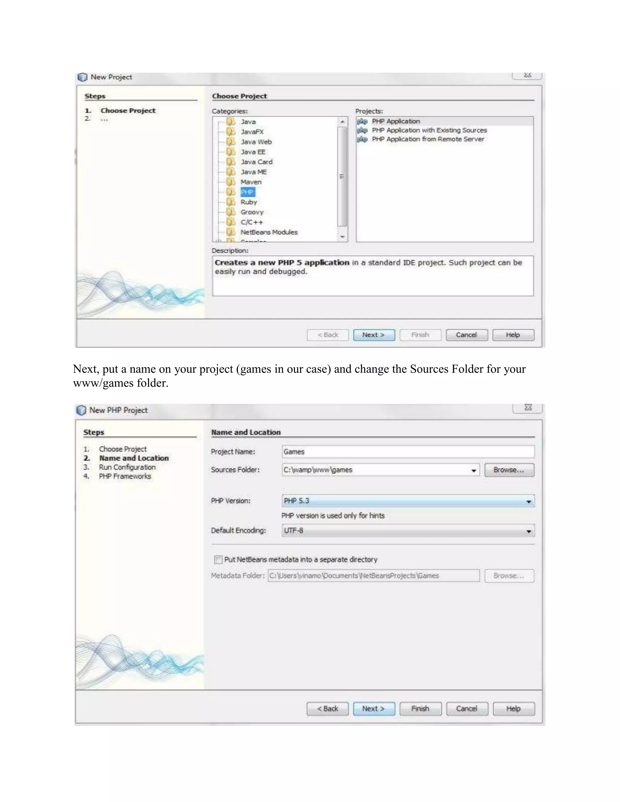 Installing symfony within netbeans and WAMP | PDF Installing symfony within netbeans and WAMP | PDF