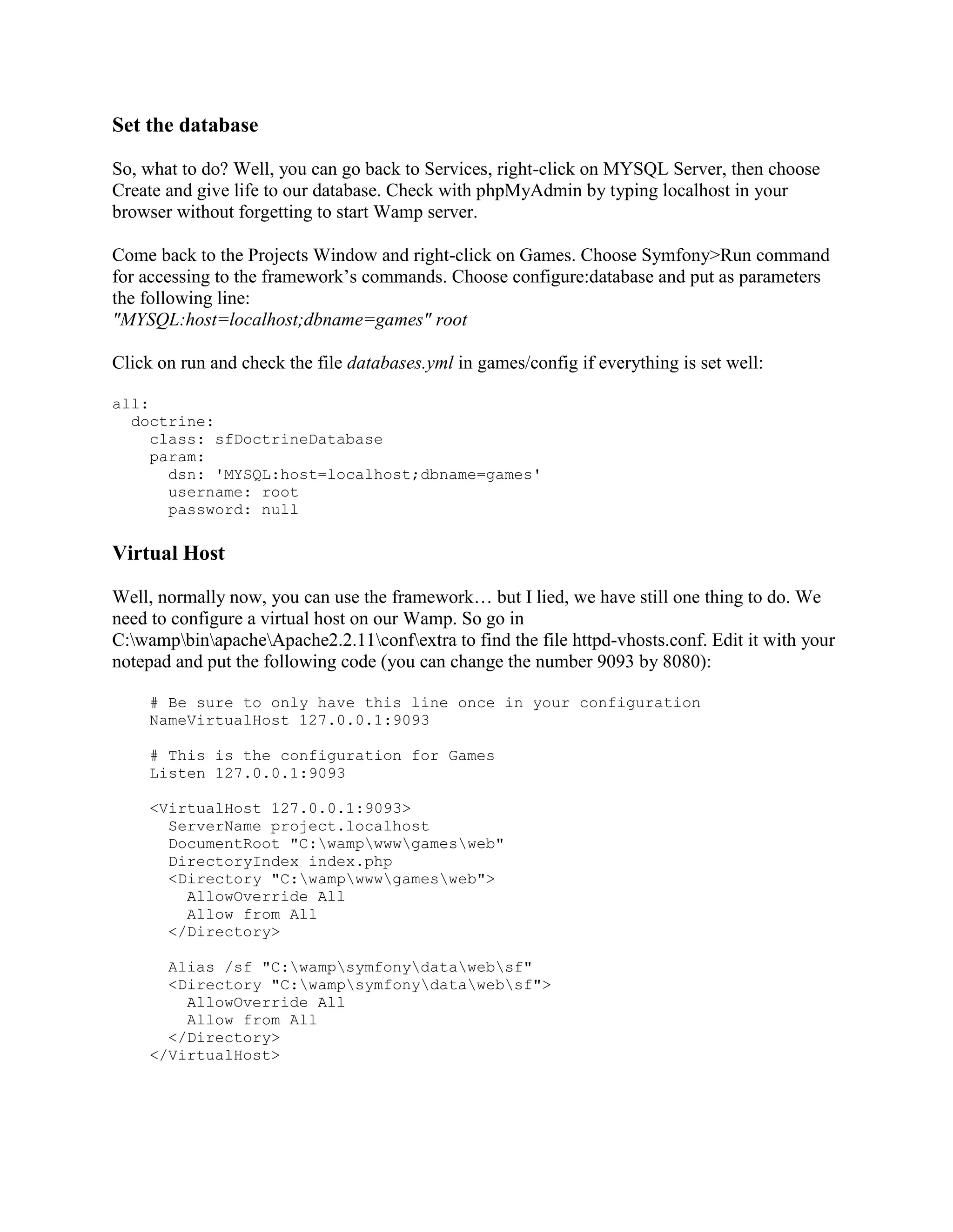 Installing symfony within netbeans and WAMP | PDF Installing symfony within netbeans and WAMP | PDF