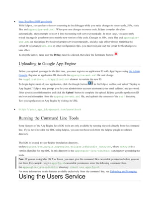 Installing the java sdk | DOCX
