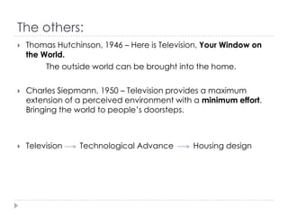 Installing the television set | PPTX