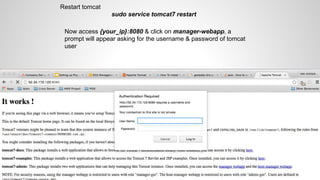 Installing Tomcat on Ubuntu Instance | PPT