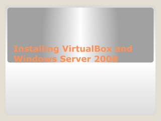 Windows Server 2008 Box