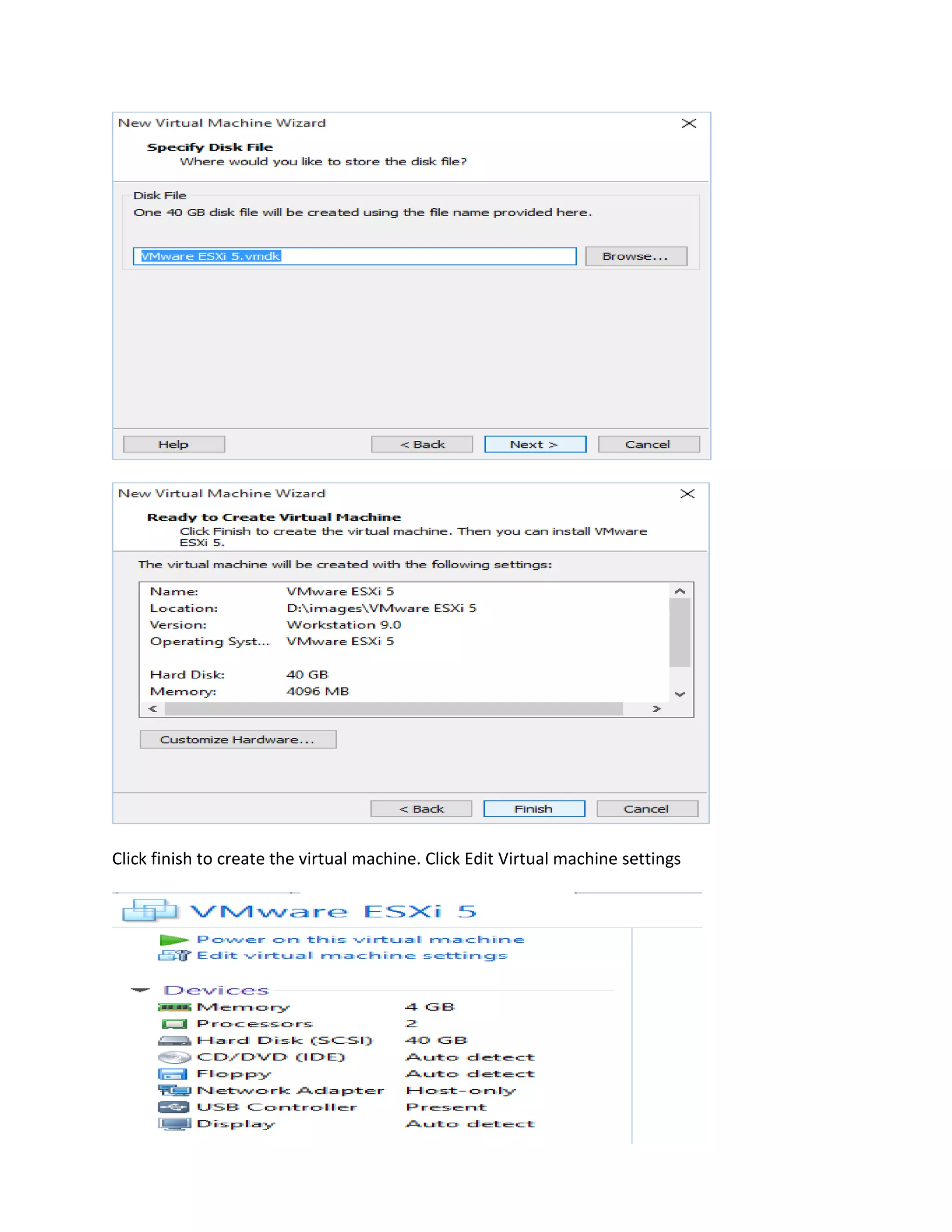 Installing v mware esxi server | PDF