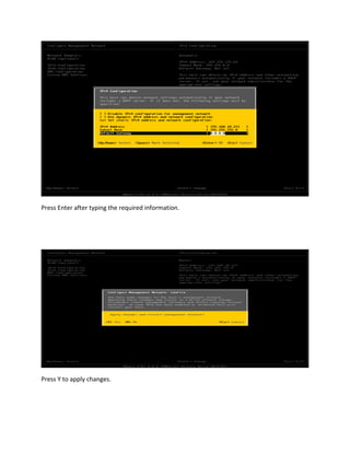 Installing v mware esxi server | PDF