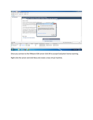 Installing v mware esxi server | PDF