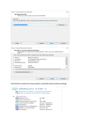 Installing v mware esxi server | PDF