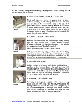 Installing wallpaper | DOC