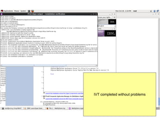 Installing web sphere application server v7 on red hat enterprise linux ...