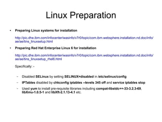 Installing web sphere application server v7 on red hat enterprise linux v6.3 | PDF