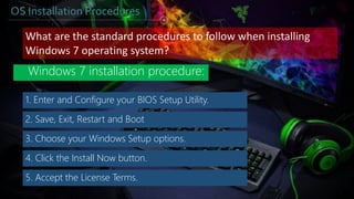 Installing win 7 os | PPT