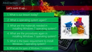 Installing win 7 os | PPT