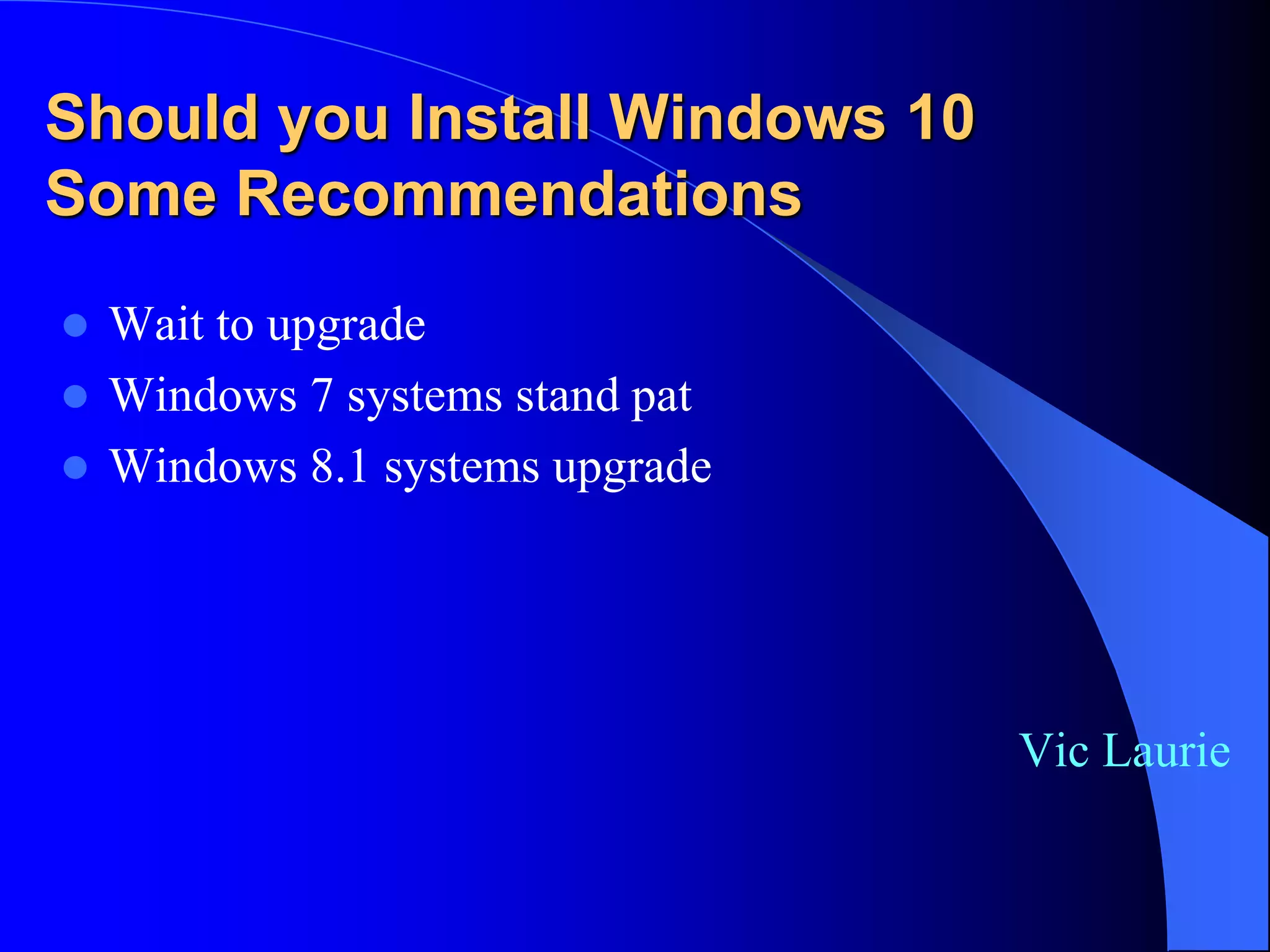 Installing windows 10 | PPTX