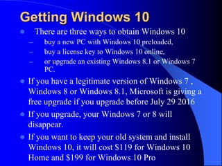 Installing windows 10 | PPTX