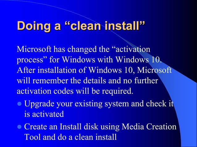 Installing windows 10 | PPTX