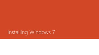 Installing windows 7 x32 x64 operating system | PPTX | Operating Systems | Computer Software and ...