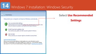 Installing windows 7 x32 x64 operating system | PPTX | Operating Systems | Computer Software and ...