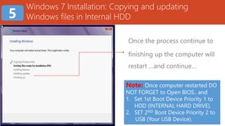 Installing windows 7 x32 x64 operating system | PPTX | Operating Systems | Computer Software and ...