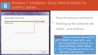 Installing windows 7 x32 x64 operating system | PPTX | Operating Systems | Computer Software and ...