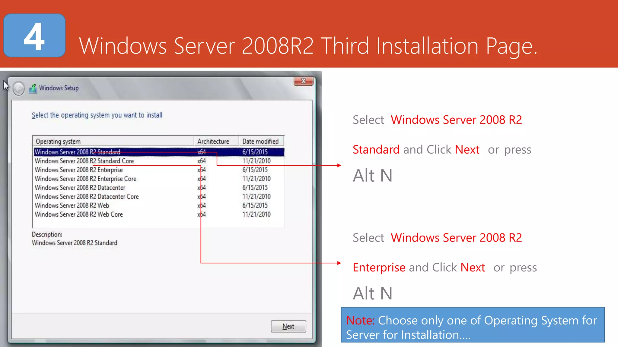 Installing windows server 2008 r2 | PPTX