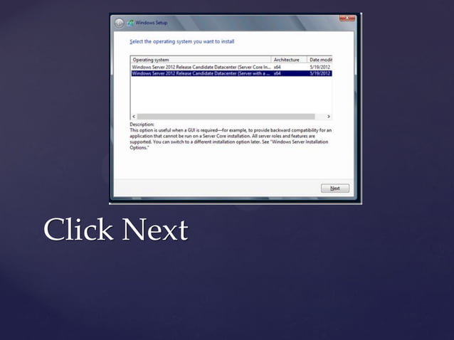 Installing windows server 2012 & active directory domain services role | PPT