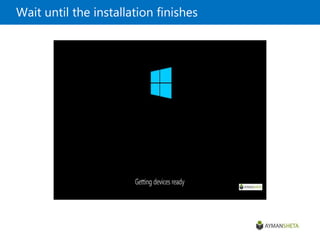 Installing windows server 2016 TP 4 | PPSX