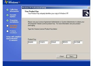 Installing windows xp | PPT
