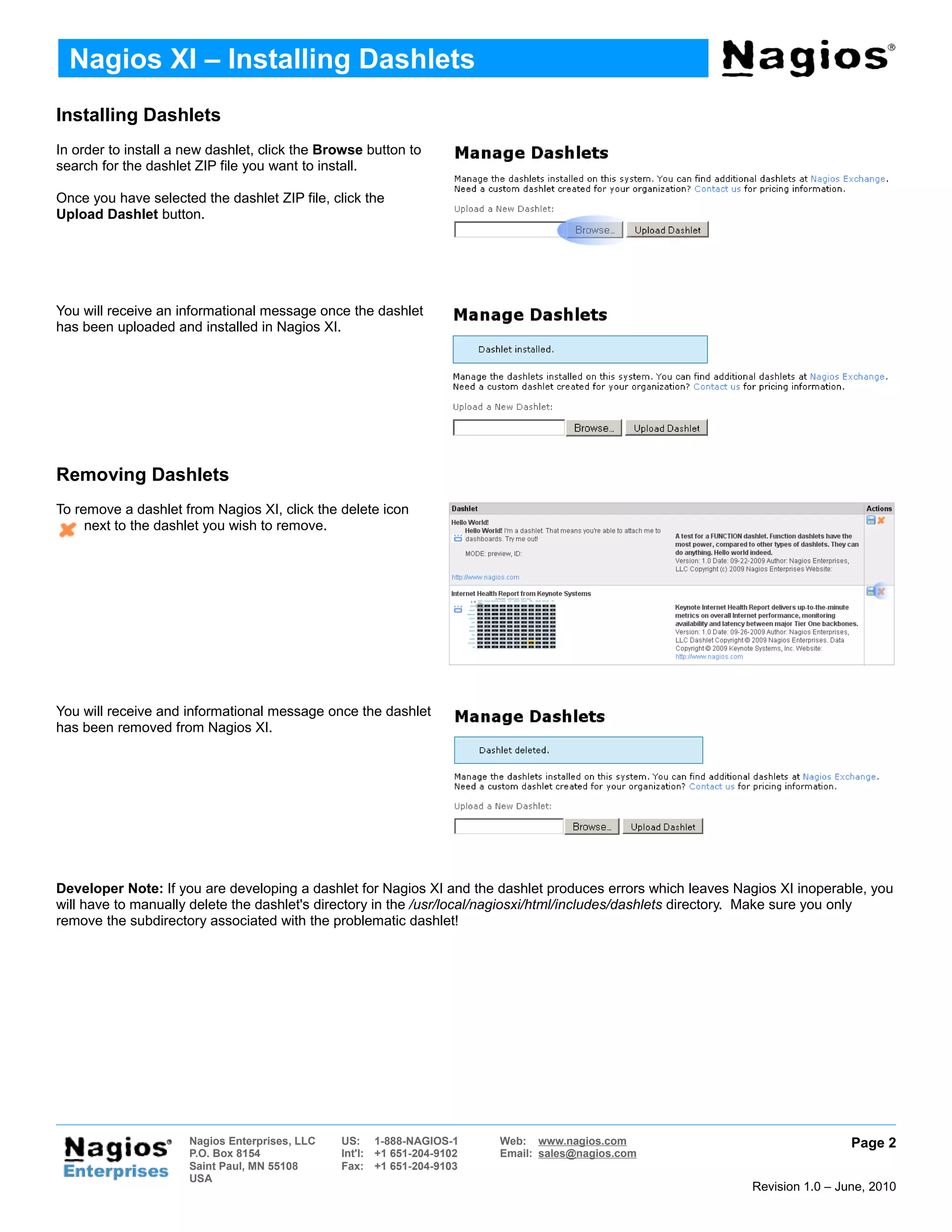 Installing xi dashlets | PDF Installing xi dashlets | PDF