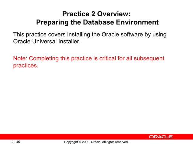 Installing your Oracle Software.ppt