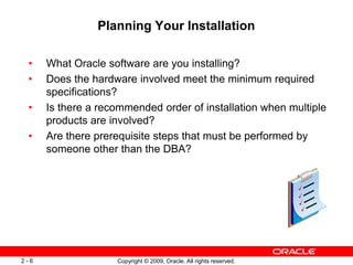 Installing your Oracle Software.ppt