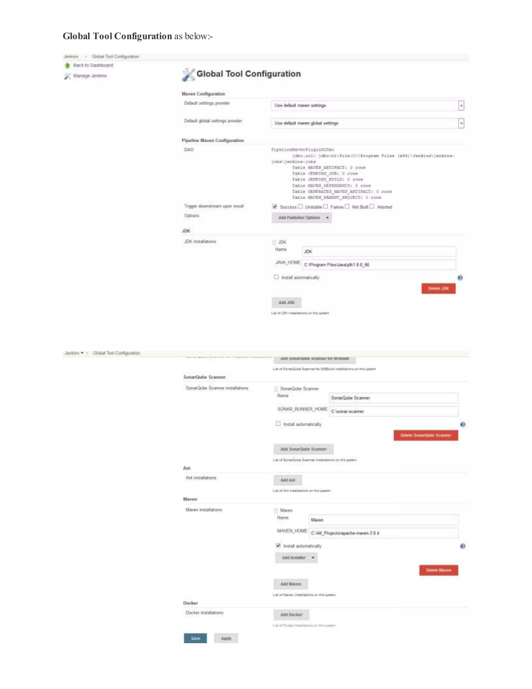 Install jenkins and sonar qube integration | DOCX